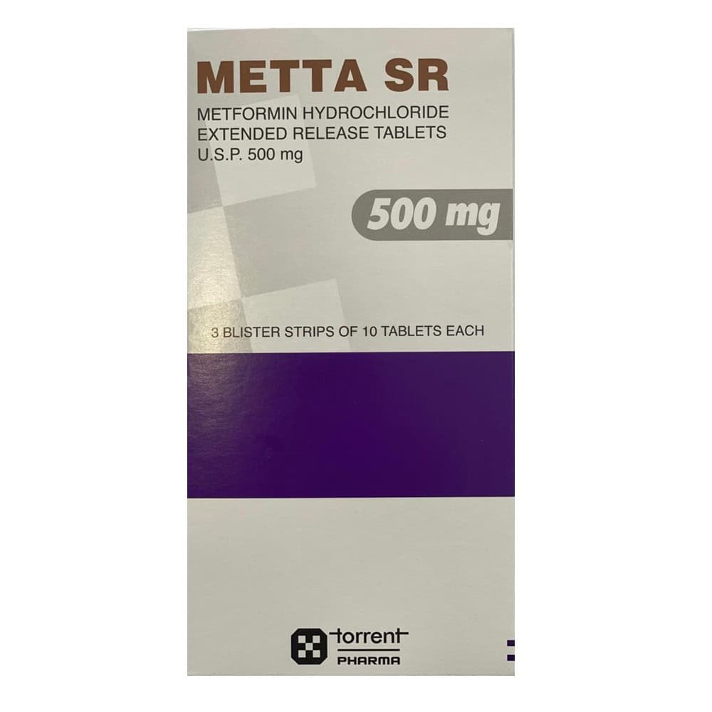 METTA SR 500MG TABLET 30S - Alpro Pharmacy