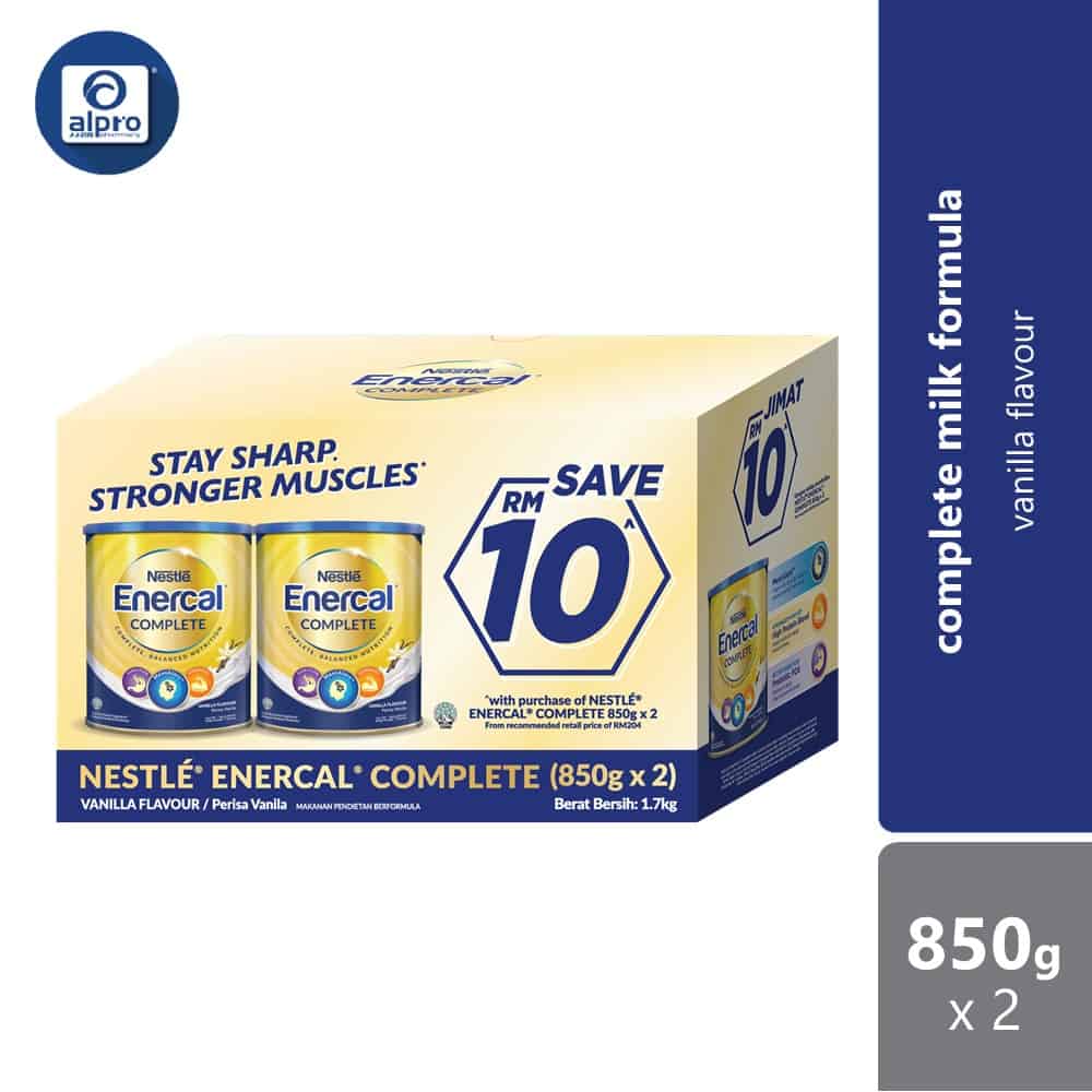 Nestle Enercal Complete (2x850g) SAVE RM10 - Alpro Pharmacy