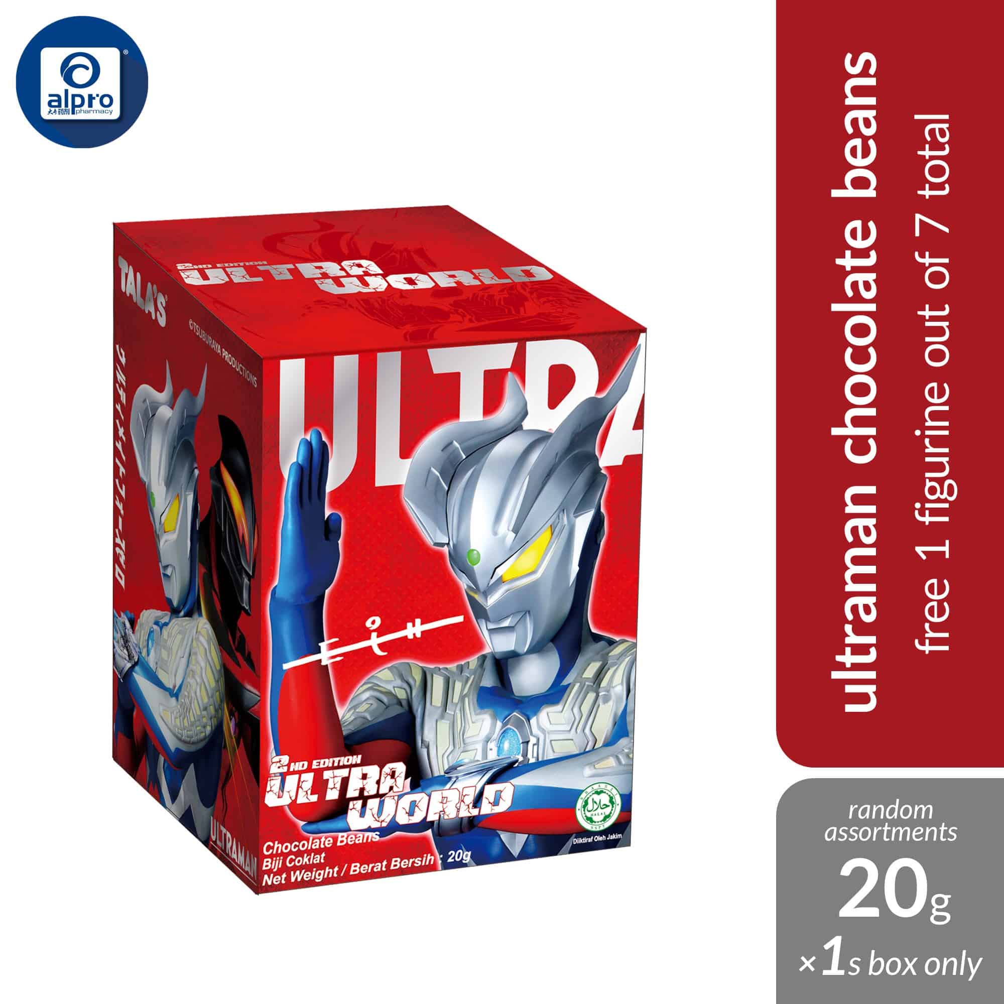 Tala's Ultra World – Chocolate Beans 20g | Get 1 Figurine Out Of 7